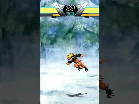 Naruto Vs Sasuke Sharingan In Jump Force Mugen #shorts