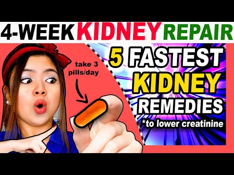 5 FASTEST Ways to Lower CREATININE (4-week KIDNEY Repair)