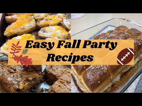 EASY POT LUCK - GAME DAY - FALL PARTY RECIPES || CROWD PLEASING RECIPES