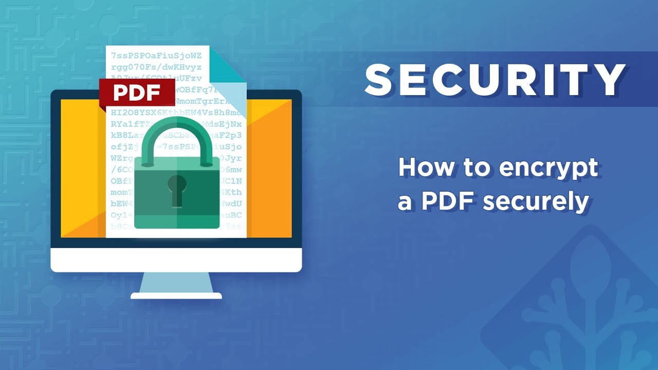 How to encrypt a PDF securely without passwords or Adobe Acrobat