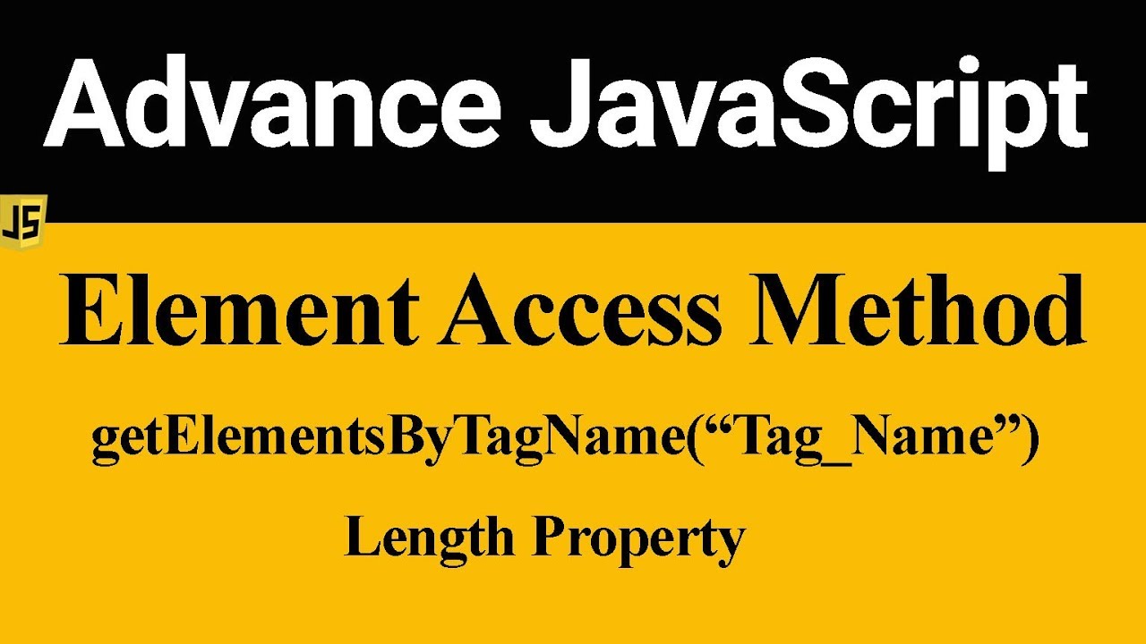 getElementsByTagName Method with Length Property in JavaScript (Hindi)