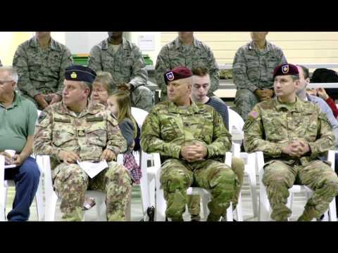 601st Quatermaster Company Ceremony