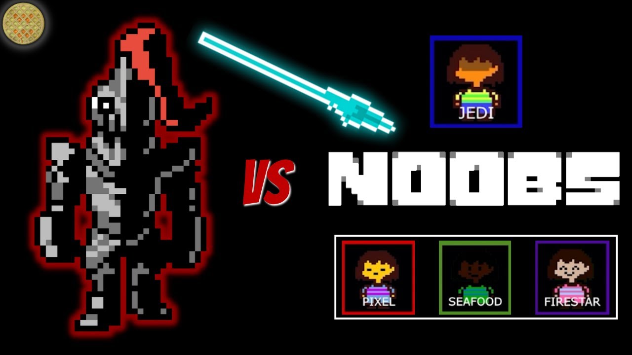Noobs VS Undyne in Undertale Genocide Multiplayer