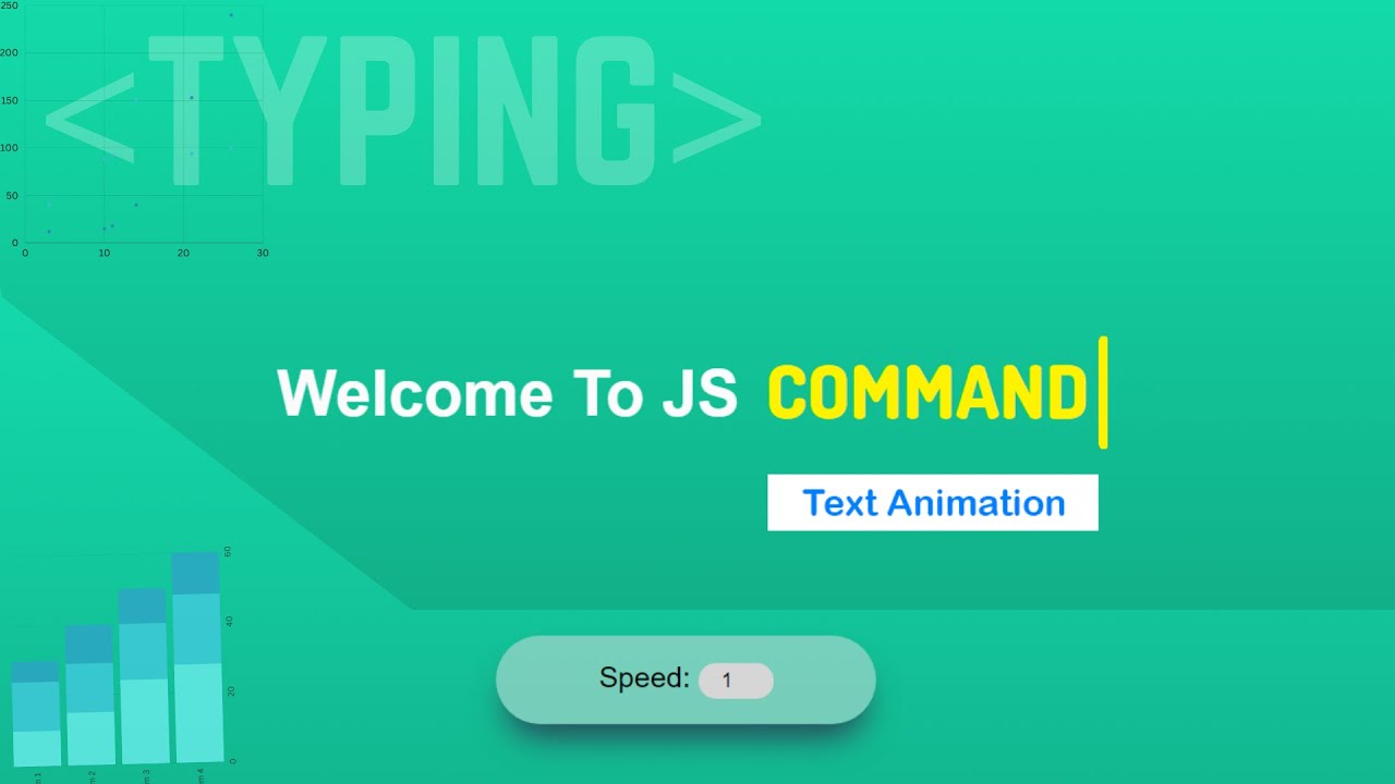 Auto Typing Text Animation Using HTML CSS JavaScript | Typing Effect on Website (Speed Control)