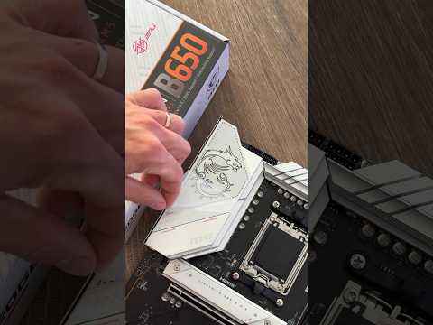UNBOXING B650 FROM MSI 🔊 #asmr