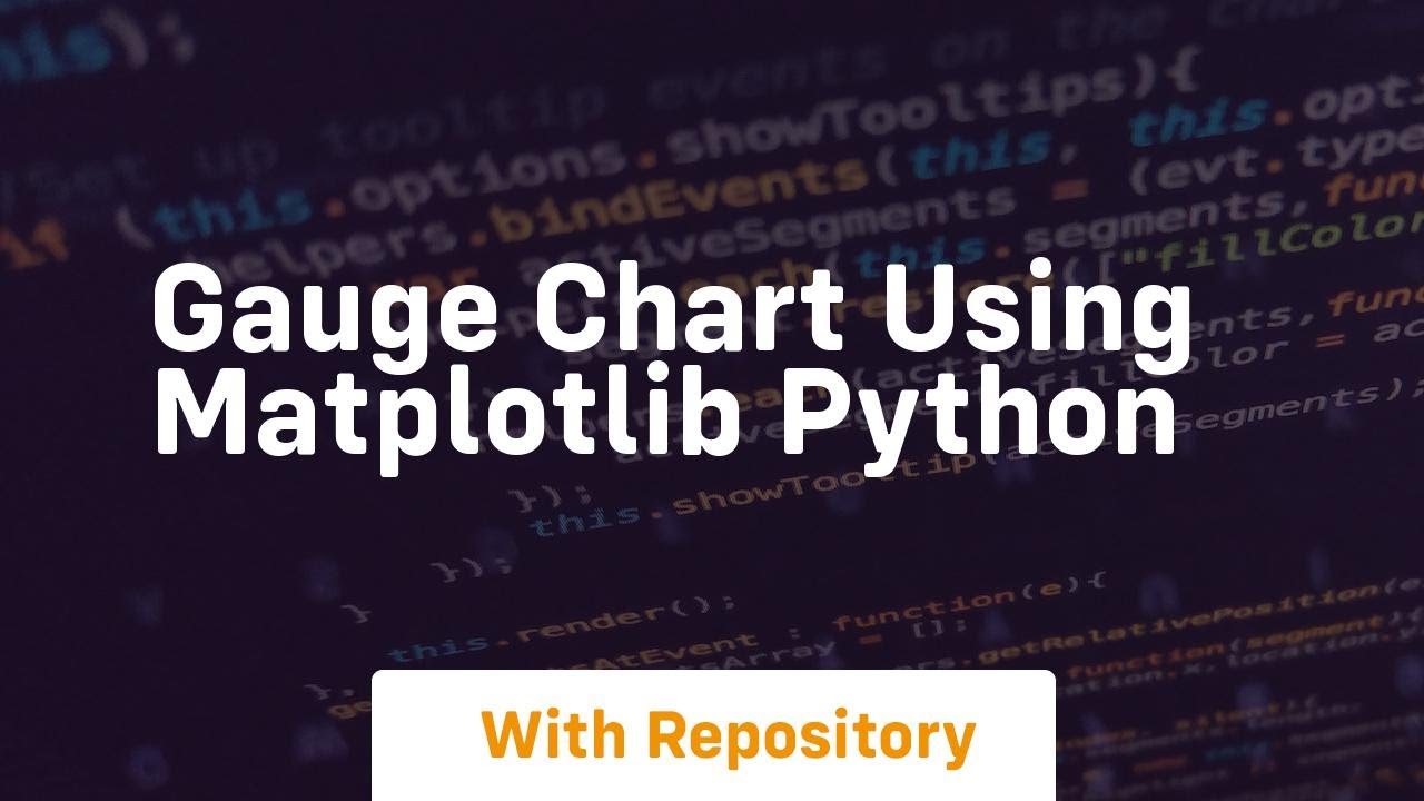 gauge chart using matplotlib python