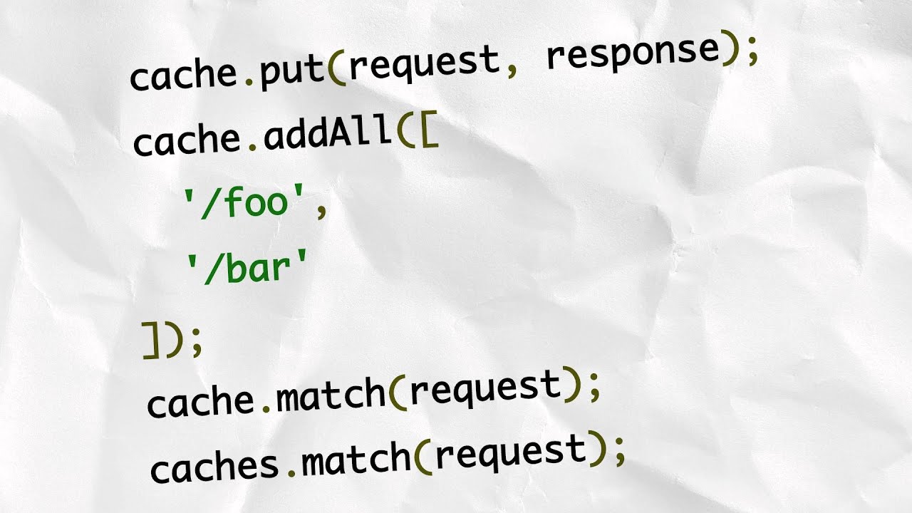 Caching Static Aseets and Serving from the Cache