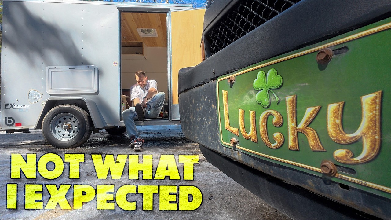 Towed my Cargo Trailer out to Camp with my Camper Van and this happened