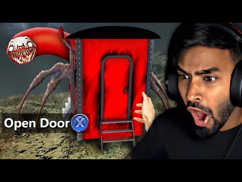 THE HORROR SPIDER TRAIN IS BACK | TECHNO GAMERZ HORROR GAME | TECHNO GAMERZ