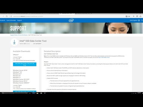 Intel isdct NVMe formatting P4800X under Windows, new NVMe driver VIB install under ESXi 6.5U1