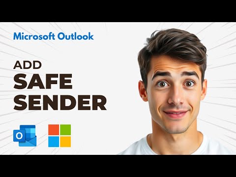 How to add email to the safe sender list in Microsoft Outlook 365 (Easiest Way) (2025 Guide)