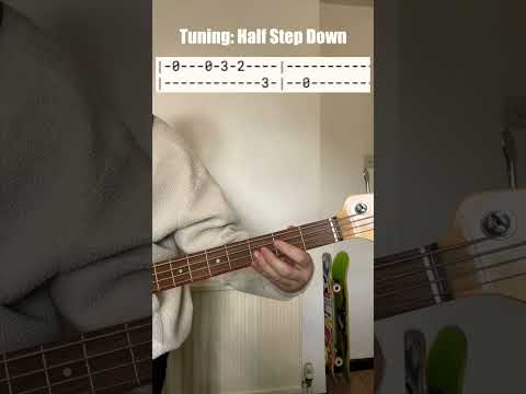 Gorillaz, Feel Good Inc- Bass Tutorial #tutorial #bass #shorts #gorillaz #youtube #lesson #practice
