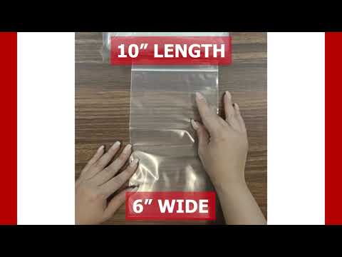 VALUE Zip Reclosable Lock Bags 6 x 10 x 4 Mil Case:1000