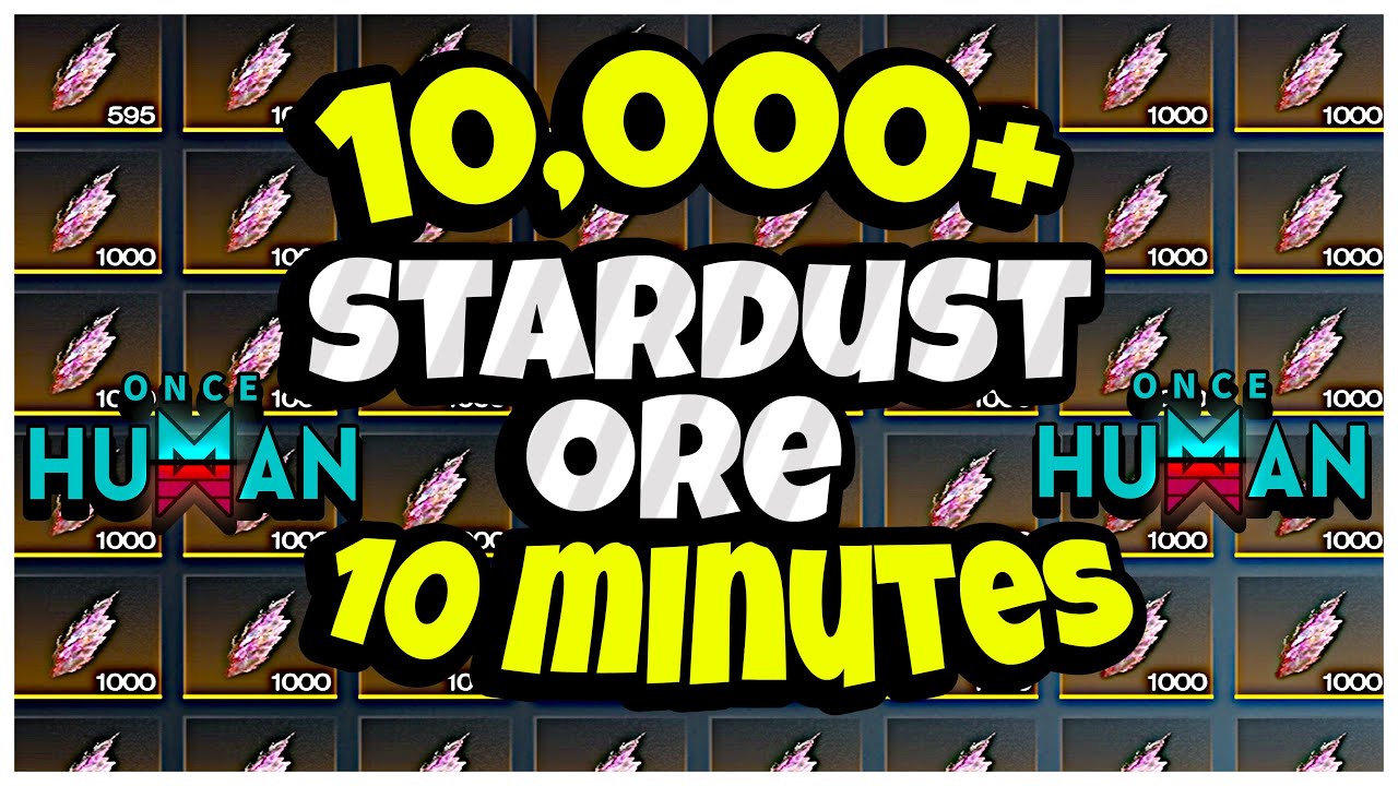 Ultimate Stardust Ore Farming Guide! (Once Human Tips)