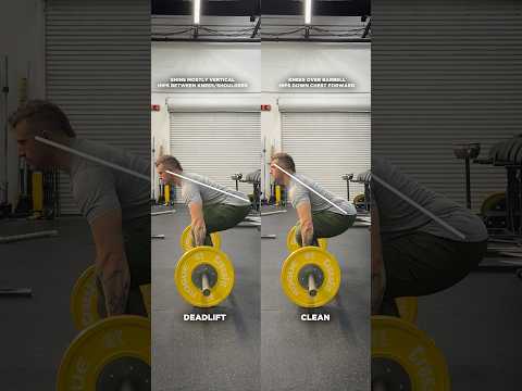 How to Set-up: Deadlift VS Clean