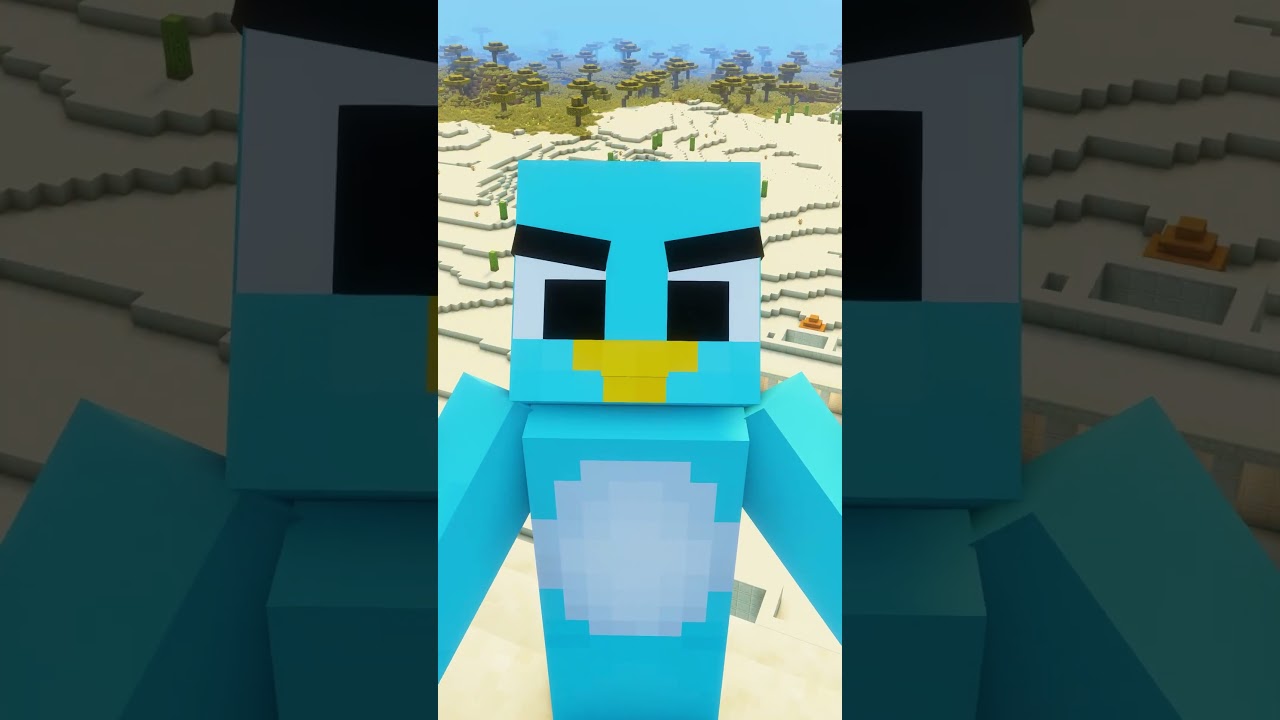 Climbing a Pyramid in Minecraft…