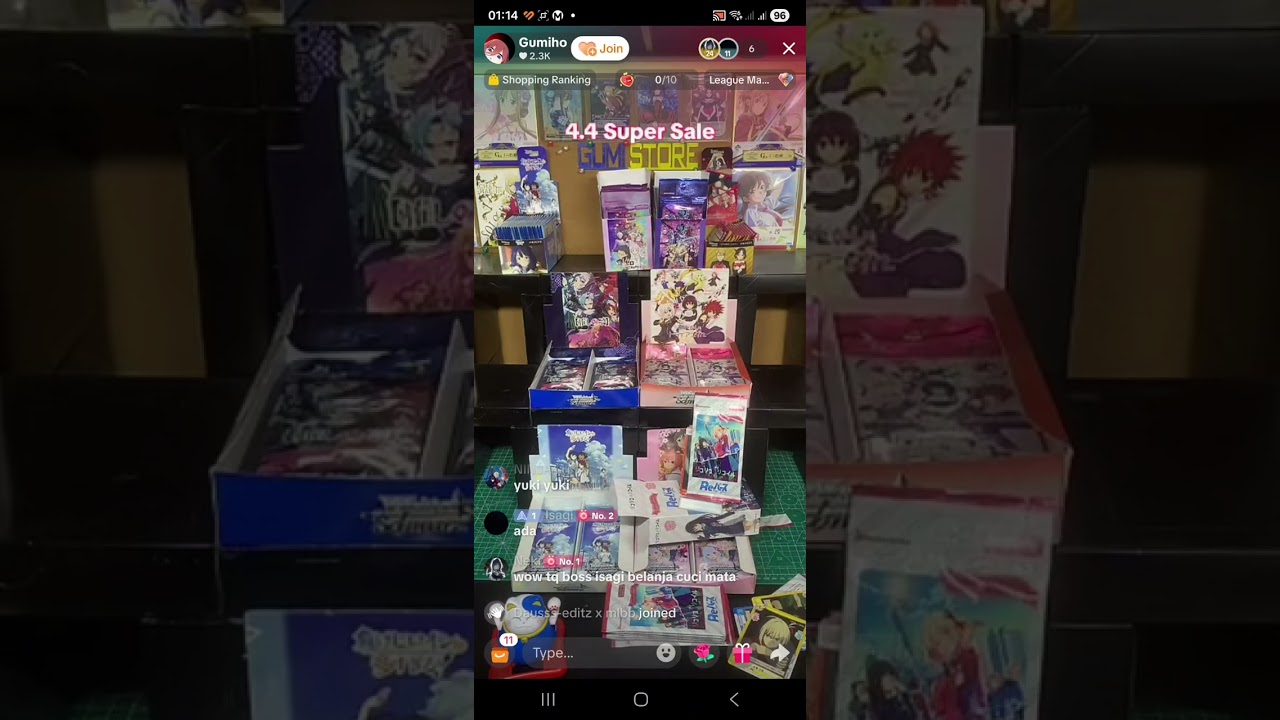 Lycoris Recoil Rebirth for you Tcg Unboxing Tiktok Live Shop #Gumi Store