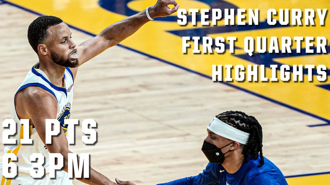 Steph Curry with an NBA Finals record 6 3-pointers in the first quarter of Game 1 🙌🔥 | Highlights