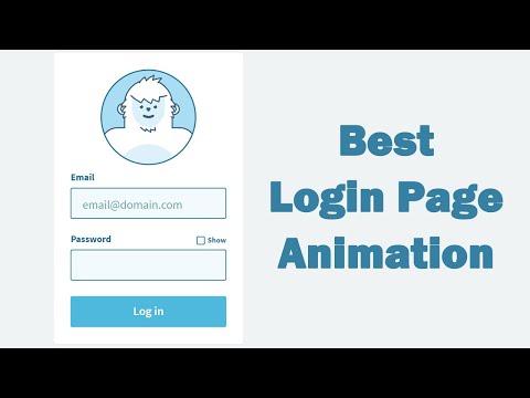 Learn Best login page Animation Design - Mind Luster