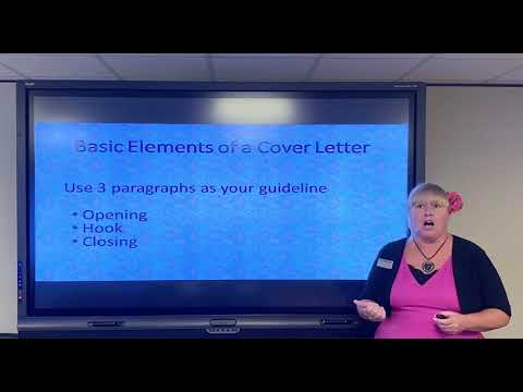Writing a Cover Letter