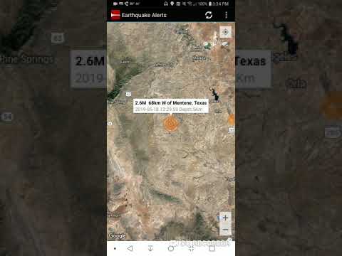 Mentone, Texas Earthquake May 18th, 2019