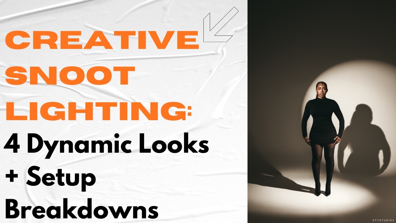 Creative Snoot Lighting: 4 Dynamic Looks + Setup Breakdowns (Explainer Video)