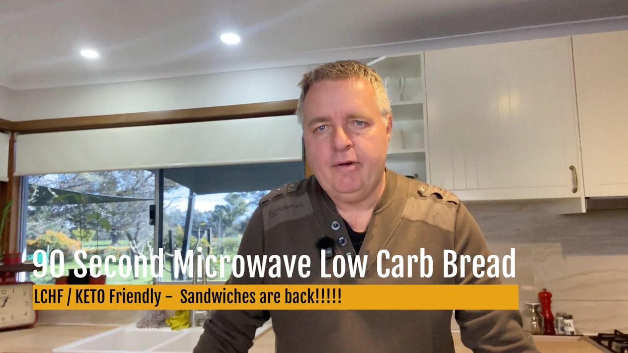 90 Second Keto Bread | Quick Low Carb LCHF Recipe