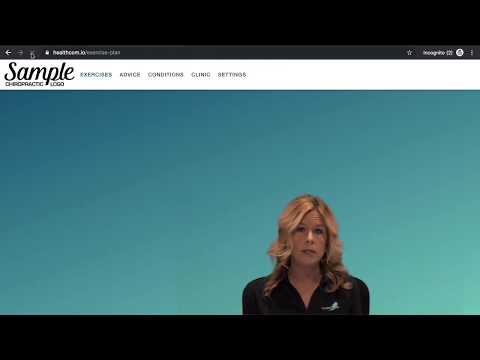 Viewing Exercises in the Healthcom App | ChiroUp
