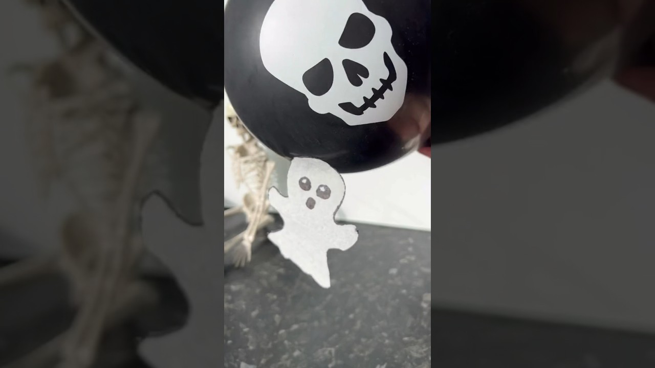 Flying ghost experiment 👻✨ #science #experiment #ideasforkids