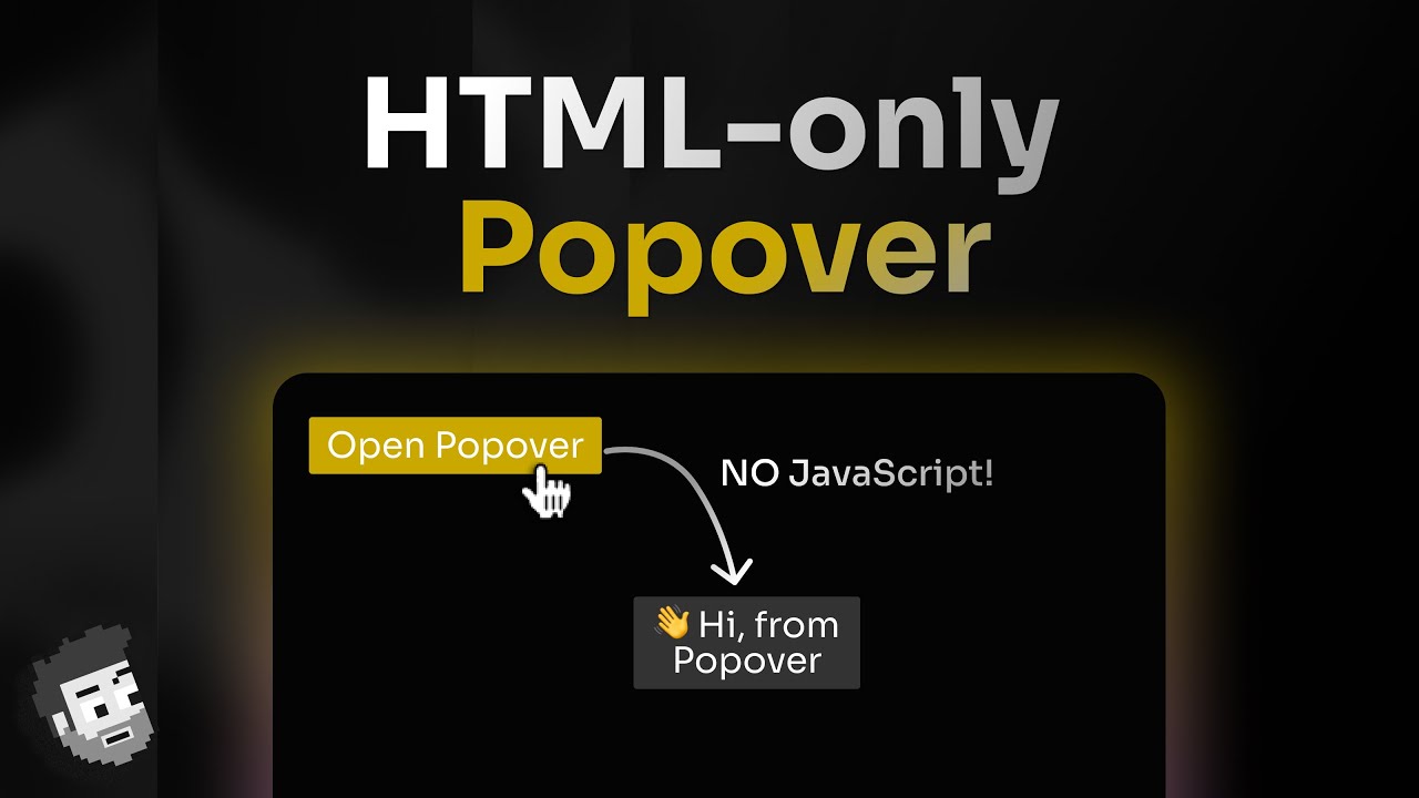 Everything you need to know about the Popover API