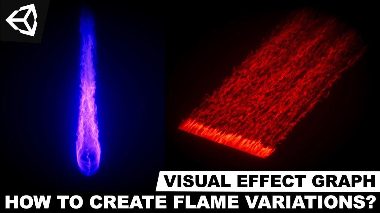 Unity3d VFX Graph - How To Create Flame Variations With Visual Effect Graph?