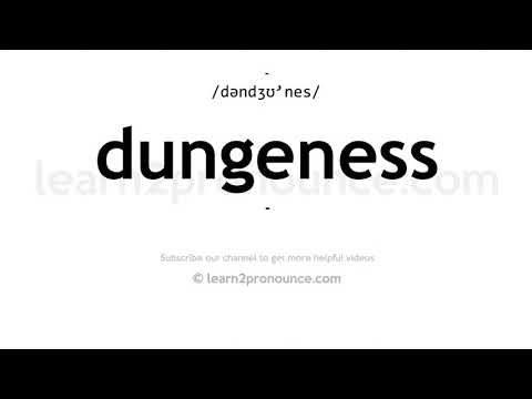 How to pronounce Dungeness | English pronunciation