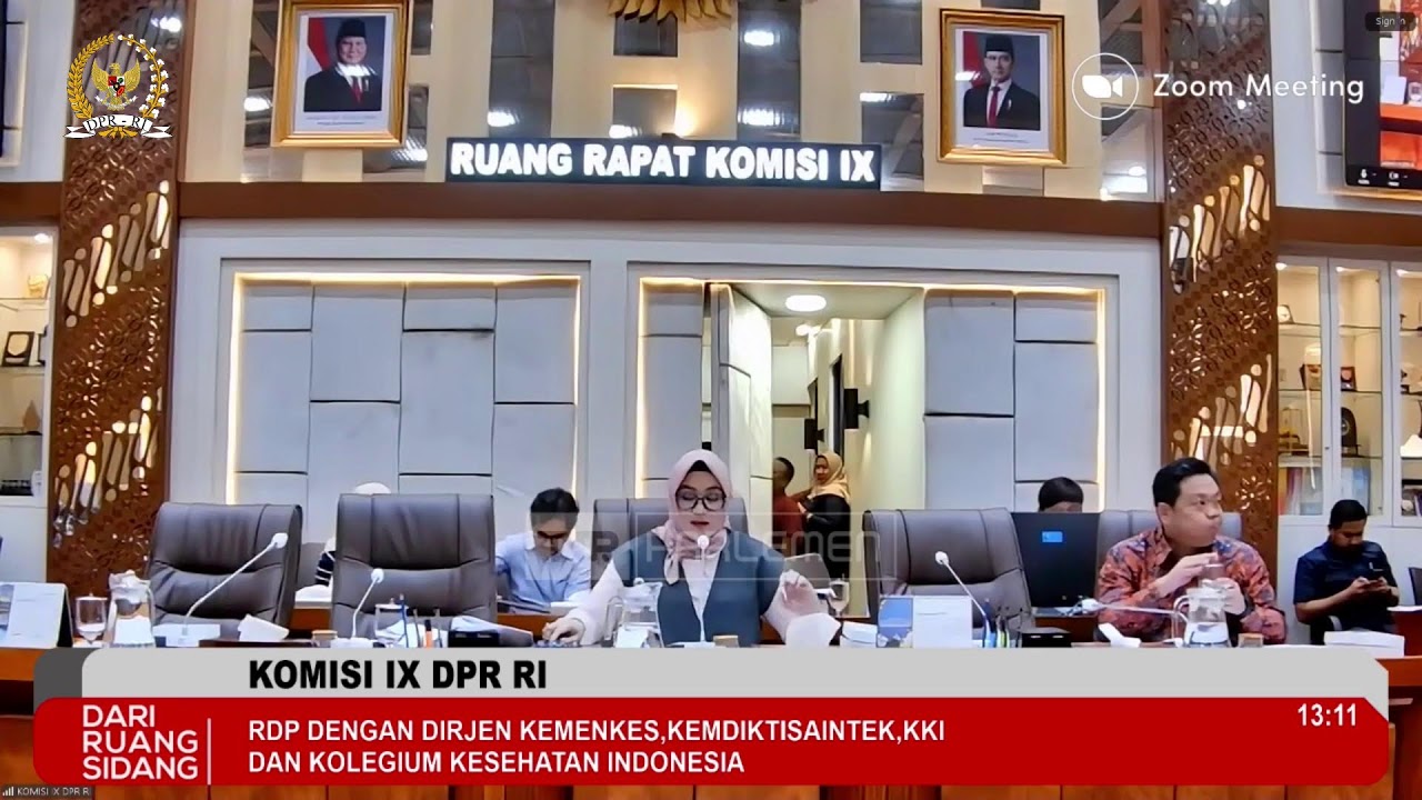 BREAKING NEWS - KOMISI IX DPR RI RDP DGN DIRJEN KEMENKES,KEMDIKTISAINTEK,KKI & KOLEGIUM KESEHATAN ID