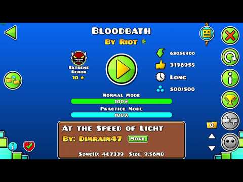 Steam Community Video Geometry Dash Bloodbath 100