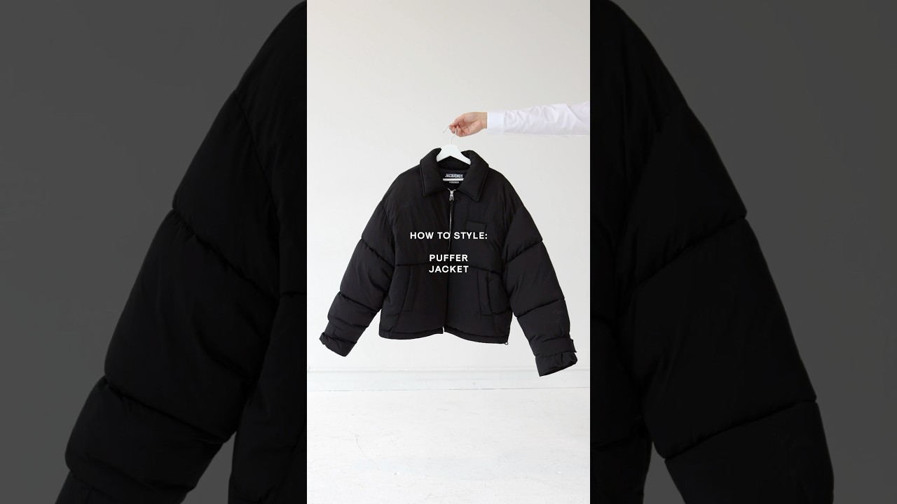 How to Style a Puffer Jacket. 🌨️ #fashion #style #mensfashion #winterfashion