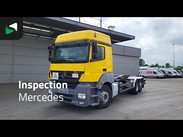 Mercedes Axor 2543 6X2 Meiller Type: RK 20.70 hooklift truck - BAS World