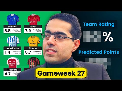 CAPTAIN SALAH OR PALMER? | BigManBakar's Gameweek 27 Team Reveal! | FPL 24/25