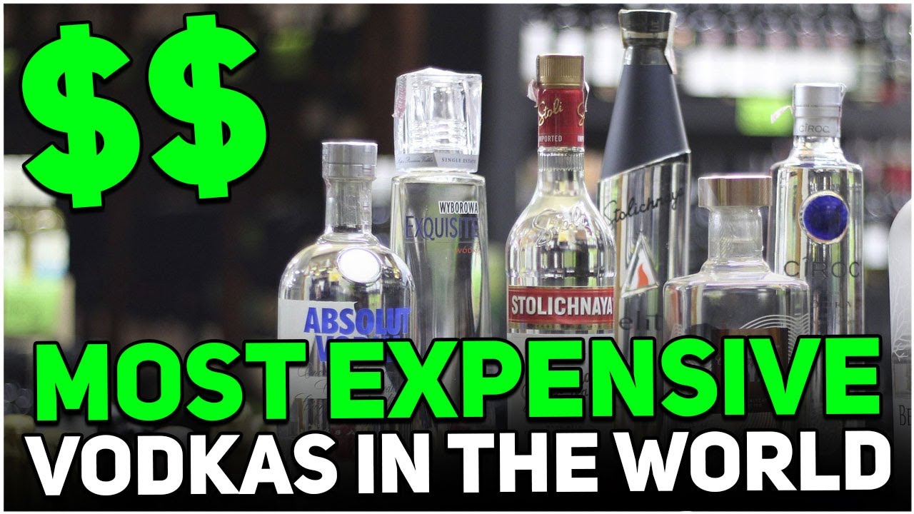 The most expensive vodkas in the WORLD! (JUNE 2021 UPDATE)