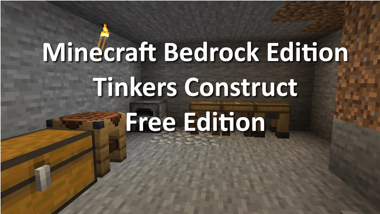 Minecraft Bedrock Tinkers Construct (Free) Getting Started