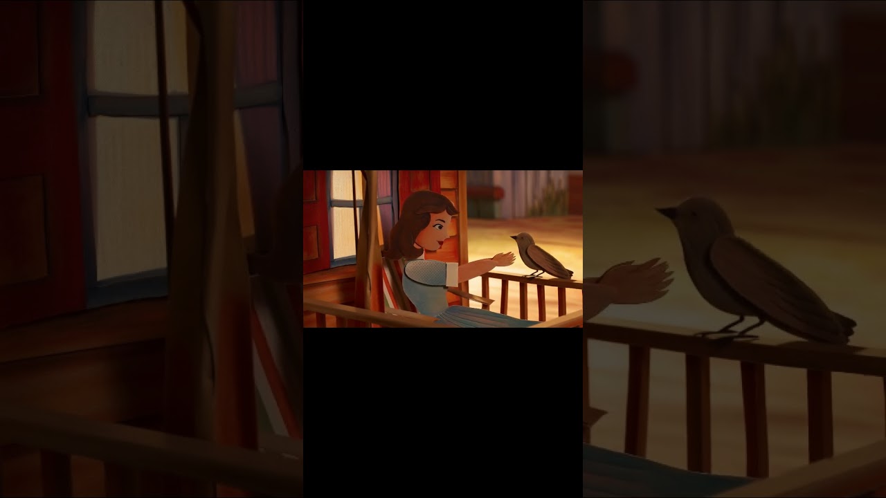 Papercut woman relaxing on a porch #ai #aivideo #aiart