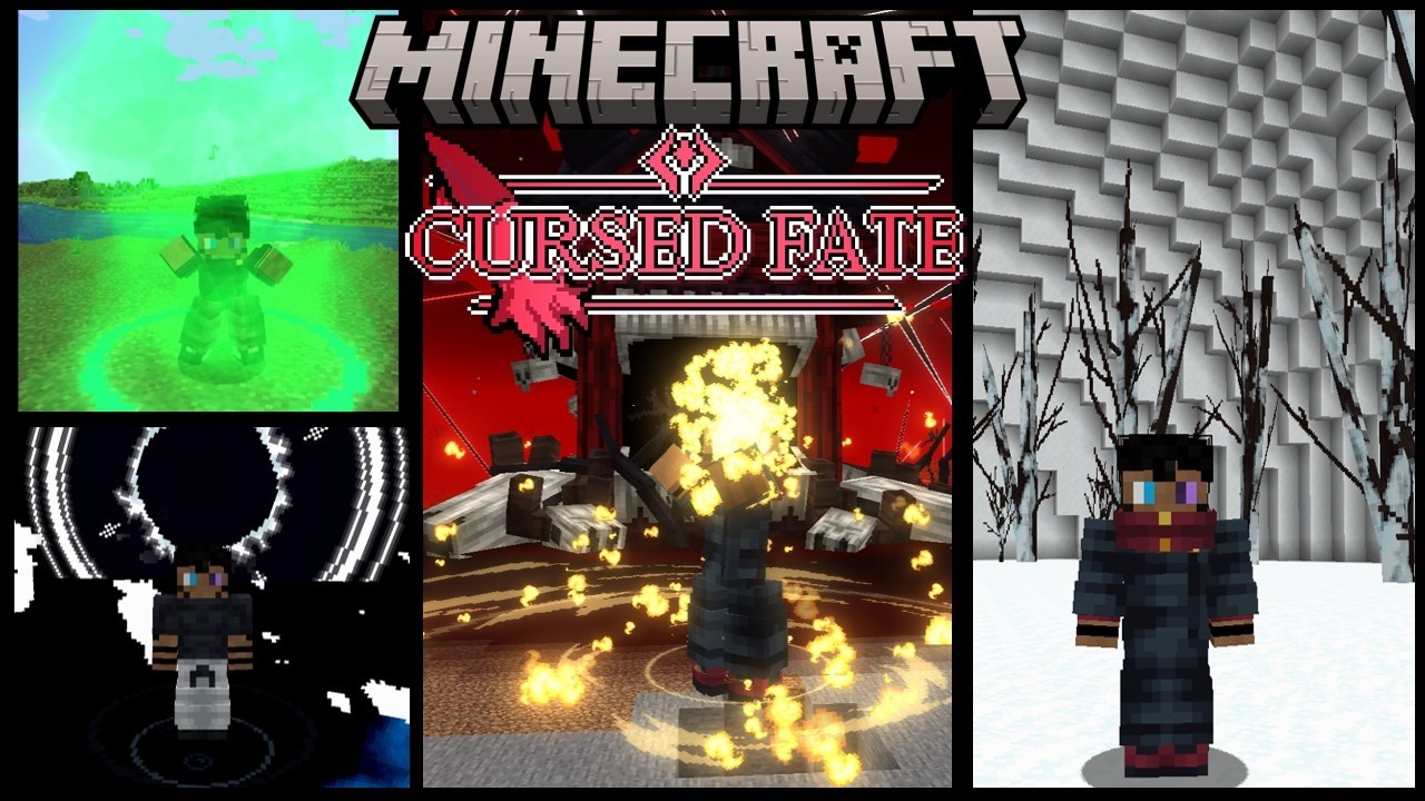 UPDATED | Cursed Fate! | DOMAIN EXPANSION REWORKS | Minecraft Jujutsu Kaisen Mod