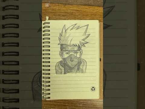 Kakashi Hatake Drawing π₯#anime #drawing #kakashi