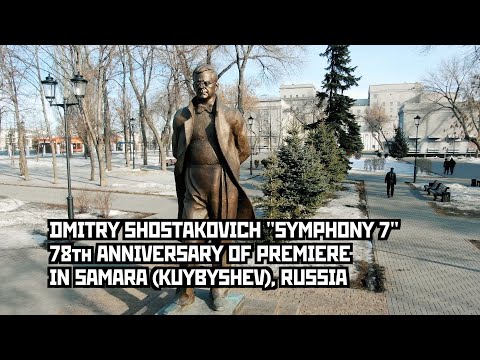 78th Anniversary of Dmitry Shostakovich "Symphony 7 (Leningradskaya)" Premiere in Samara, Russia