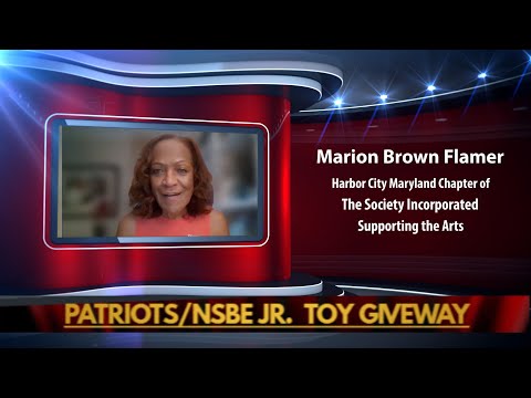 241219 Marion Brown Flamer Pres. Harbor City Md Chapter The Society Incorporated Supporting the Arts