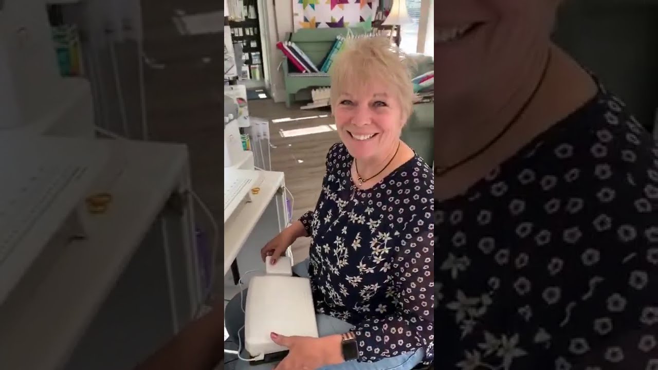 MACHINE TIP: Hands Free Cutting & Foot Pedal on Janome M7