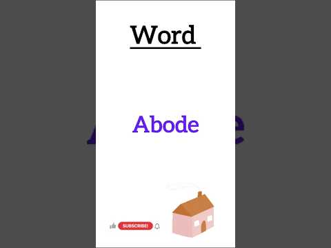 Synonyms of Abode