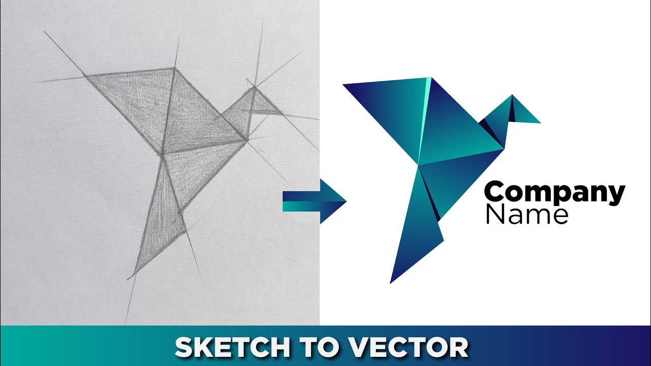 Create a Vector Logo From a Rough Sketch in Adobe Illustrator Tutorial (Easy Tutorial)