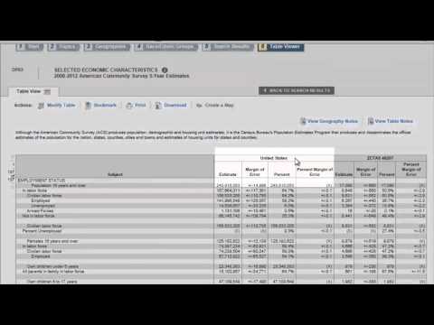 American Factfinder: Part 2