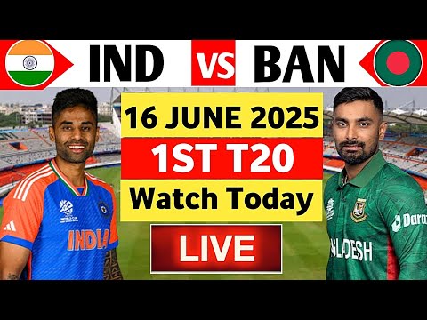 đ´Live :India vs Bangladesh 1st T20 Live Match Today | IND vs BAN 1st T20 Live Match | Score comentry