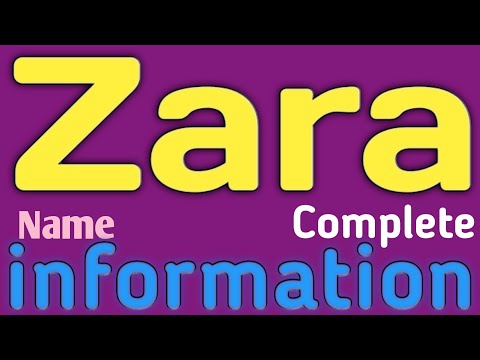 Zara Name Meaning | Zara Name Full Details | Zara Naam Ki Rashi | The Secret of Name